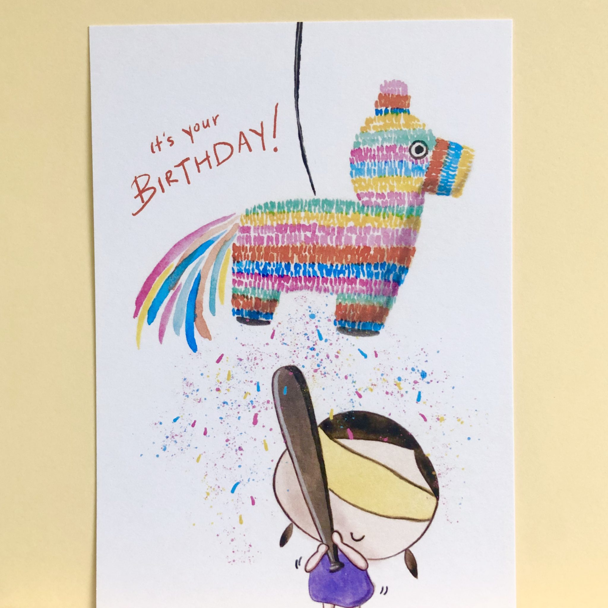 Happy Birthday Piñata Card – The Bun People